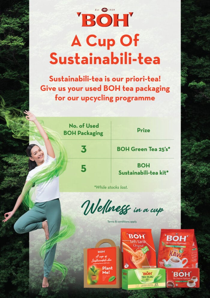 The goodness of BOH Pure Green Tea with Azira Shafinaz! - Boh Tea