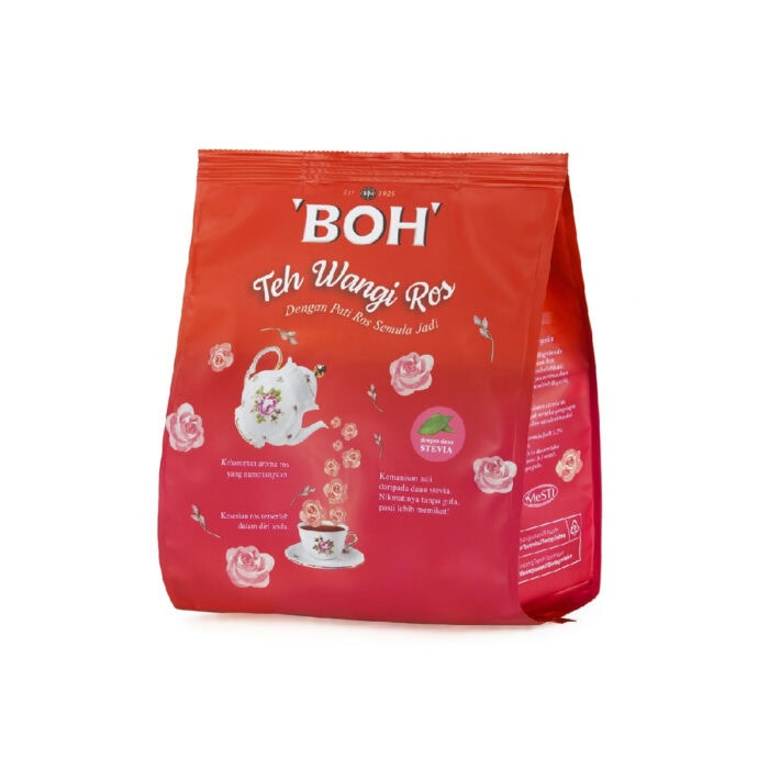 BOH Potbag Rose Tea (40's) - Boh Tea